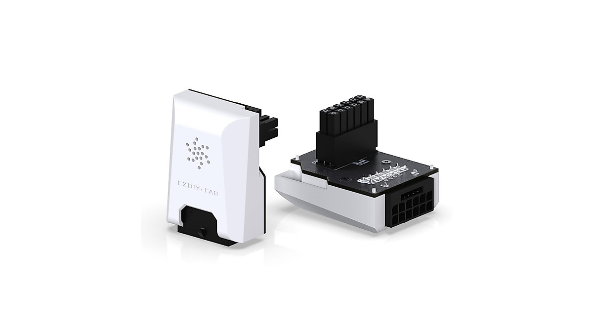 EZDIY-FAB PCIe 5.0 12VHPWR GPU Power Bridge, 12+4 Pin Angle Connector ...