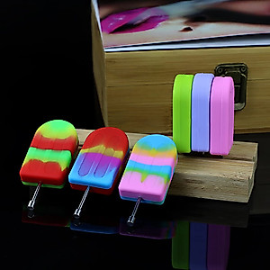 TZY 6ml (6Pcs) Silicone Container For Wax Non-Stick Food Grade Small Popsicle Silicone Jars Multi Use Silicone Storage Containers