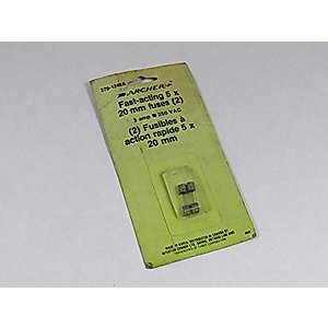 Archer 270-1246A Fast Acting Fuse 3A 250V 2 Pack