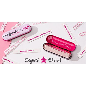 Hollywood Fashion Secrets Fashion Tape Tin, 4 Pack x 36 ct tin