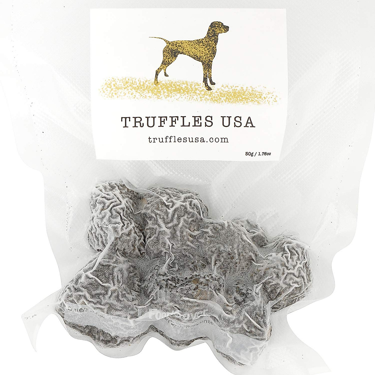 TRUFFLES USA Frozen Black Summer Truffles 7oz - Imported from Italy - Specialty food Truffles - Vegetarian - Gluten Free