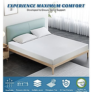 Full Size Mattress, 6 Inch Gel Memory Foam Mattress for Cool Sleep & Pressure Relief, Medium Firm RV Daybed Mattress for Kid Adults, Bed-in-a-Box, CertiPUR-US Certified