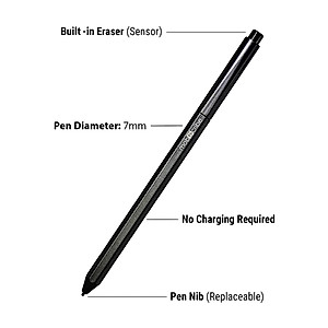 MobiScribe Wave - Black & White | 7.8" 64GB Waterproof E-Book Reader for Reading, Writing & Sketching | Glare-Free Paper-Like Display | Bluetooth Enabled | Includes Stylus only | No Cover