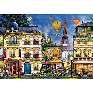 Ravensburger 17829 Evening Walk in Paris - 18000 Piece Puzzle for Adults, Every Piece is Unique, Softclick Technology Means Pieces Fit Together Perfectly, Multi, 109" x 75.5"