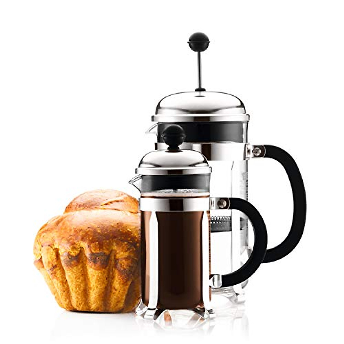 Bodum Chambord French Press Coffee and Tea Maker, 12 Ounce, Chrome