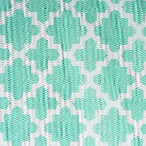 DII Laundry Storage Collection Mesh Zippered, XX-Large/X-Large/Large Set, Aqua Lattice, 5 Piece