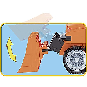 COBI 1674 Action Town - Heavy Machinery (510 Pcs) Toy, red