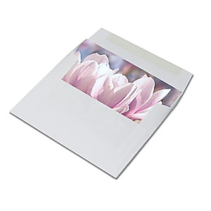Small World Greetings Spring Blossoms Flower Note Cards 12 Count - Blank Inside with White Envelopes - A2 Size 5.5" x 4.25" - Floral Stationery - Birthday, Thank You, and More