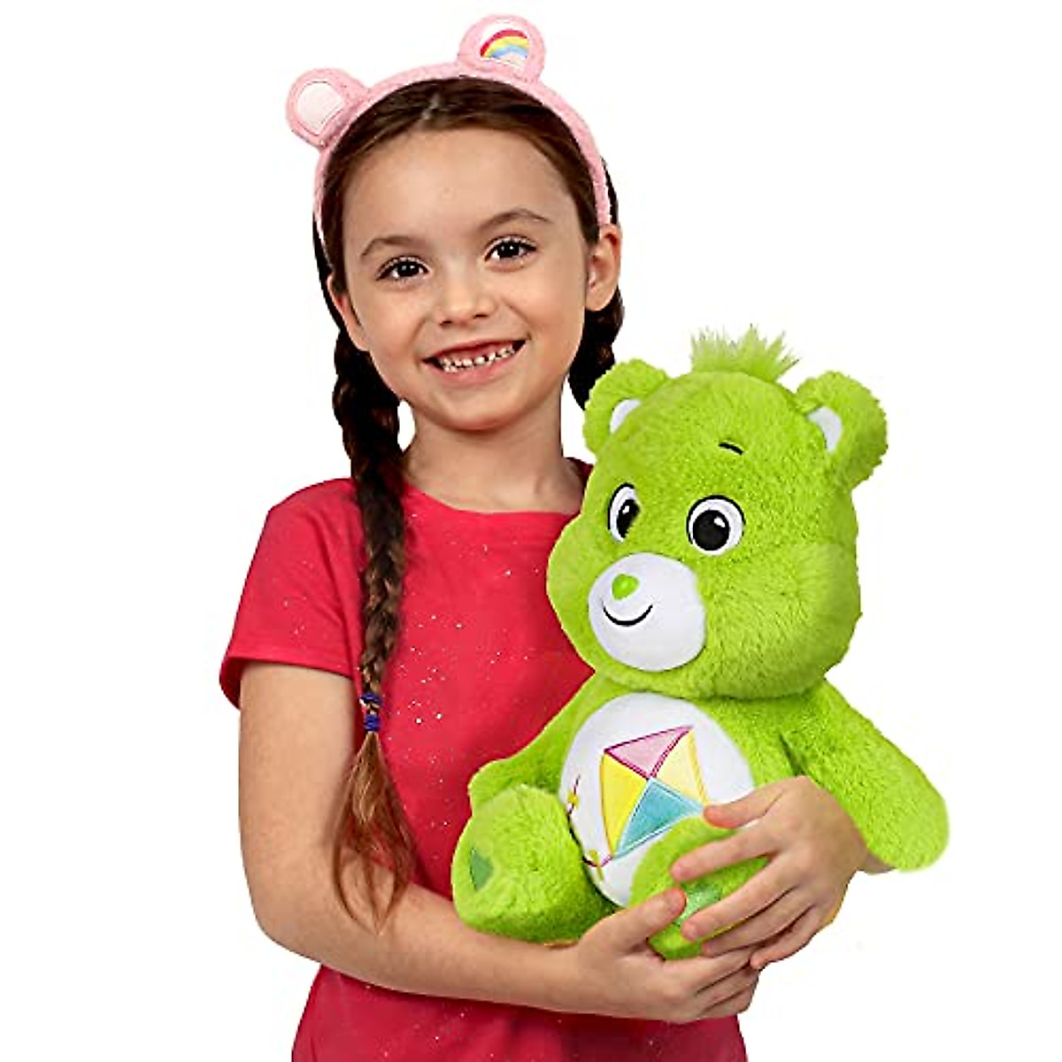 Care Bears New 2021 14" Plush - Do-Your-Best Bear - Soft Huggable Material! , Green