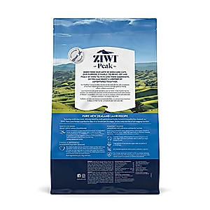 ZIWI Peak Air-Dried Dog Food – All Natural, High Protein, Grain Free and Limited Ingredient with Superfoods (Lamb, 8.8 lb)