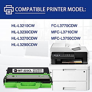 NUCALA Compatible WT-223CL WT223CL Waste Toner Box Replacement for Brother MFC-L3710CW MFC-L3750CDW HL-L3210CW HL-L3270CDW HL-L3230CDW HL-L3290CDW FC-L3770CDW Printer (2-Pack, Black)