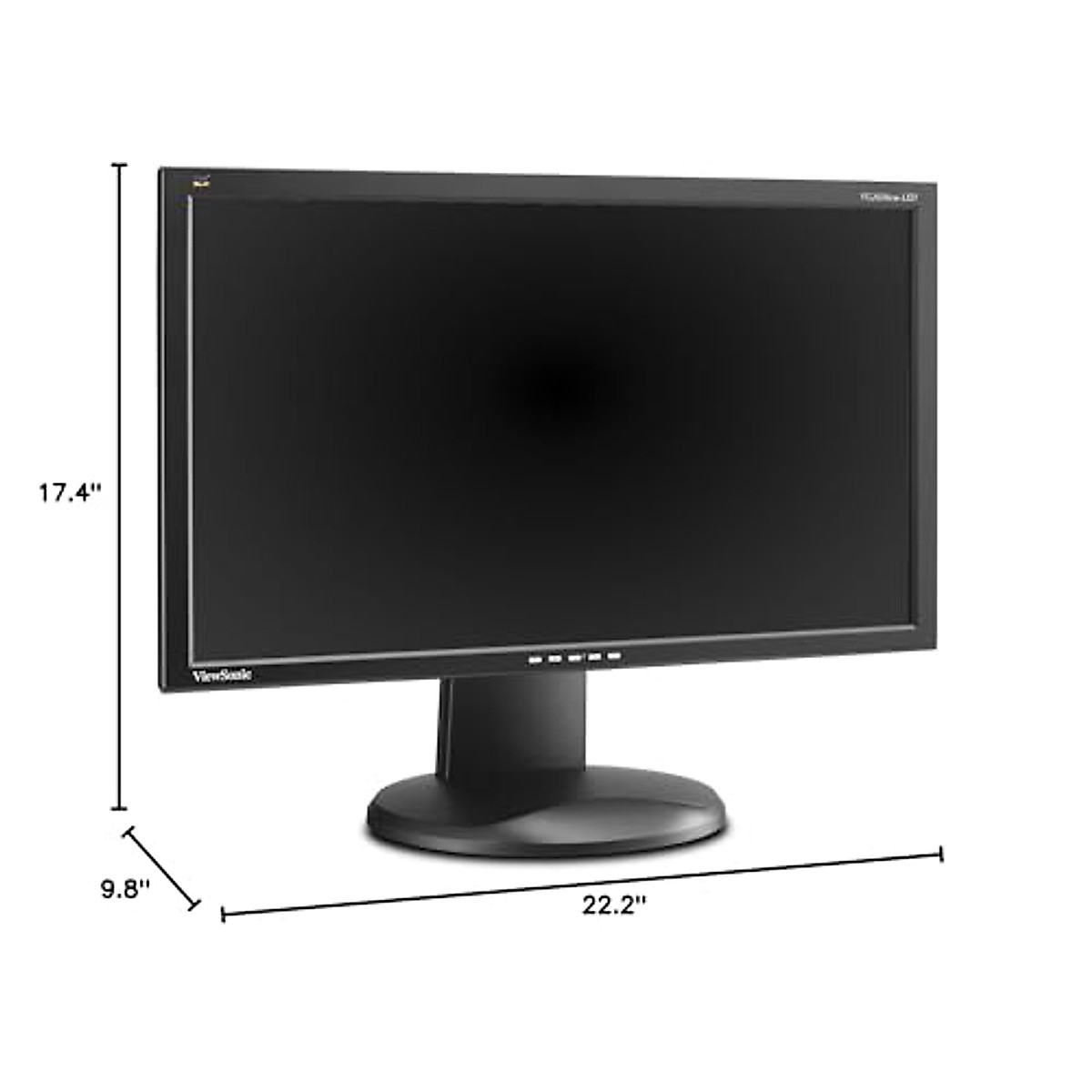ViewSonic VG2428WM-LED 24" 1080p Ergonomic Monitor DVI, VGA