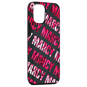 iPhone 12/12 Pro Custom Marcy Phone Cover Pink Red Gray Personalized Case