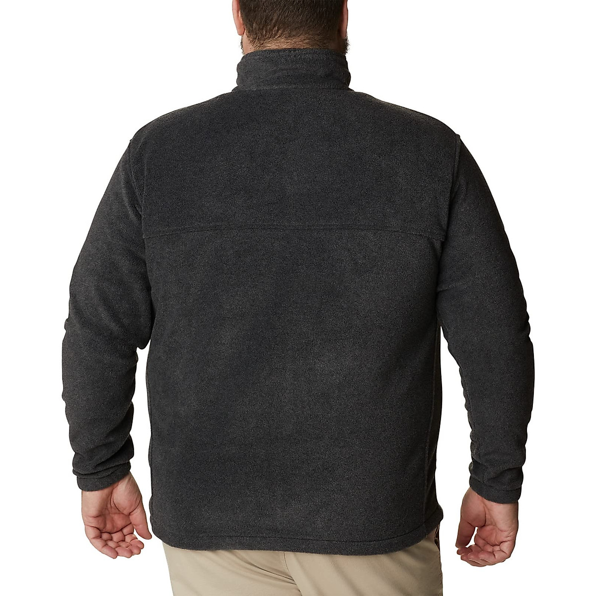 Columbia Men's Big and Tall Steens Mountain 2.0 Full Zip Fleece Jacket, Charcoal Heather, 4X
