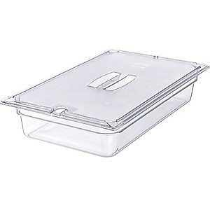 Carlisle FoodService Products StorPlus Plastic Food Pan, 4 Inches, Clear