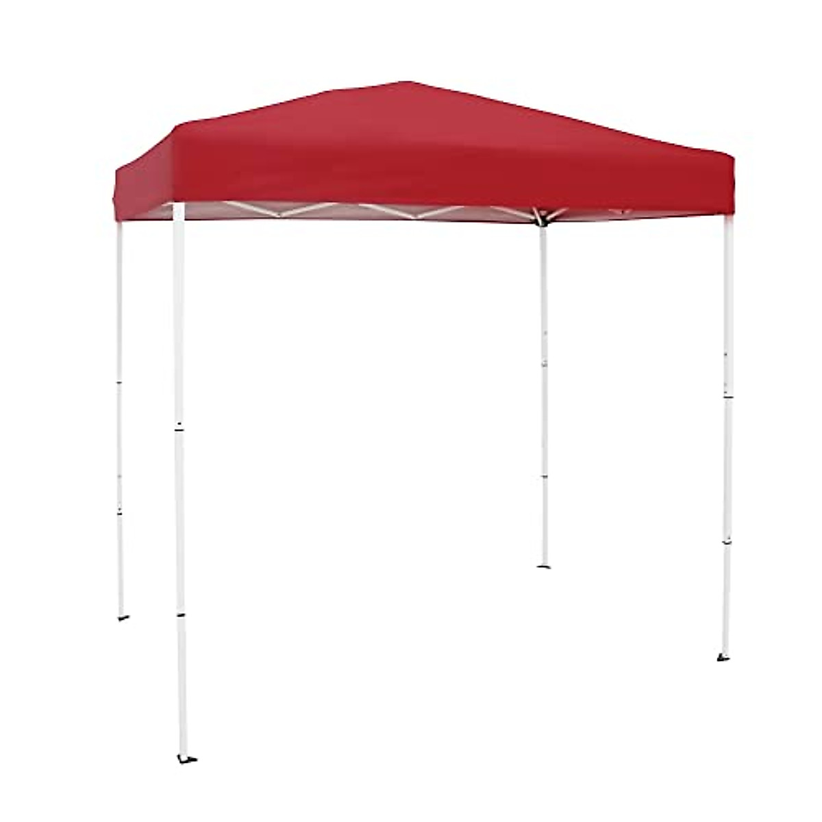 FDMASK 4' x 6' Instant Canopy Outdoor Shade Shelter, Brilliant Red