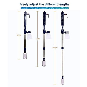 LONDAFISH Electric Fish Tank Vacuum Cleaner Syphon Operated Gravel Water Filter Cleaner Sand Washer