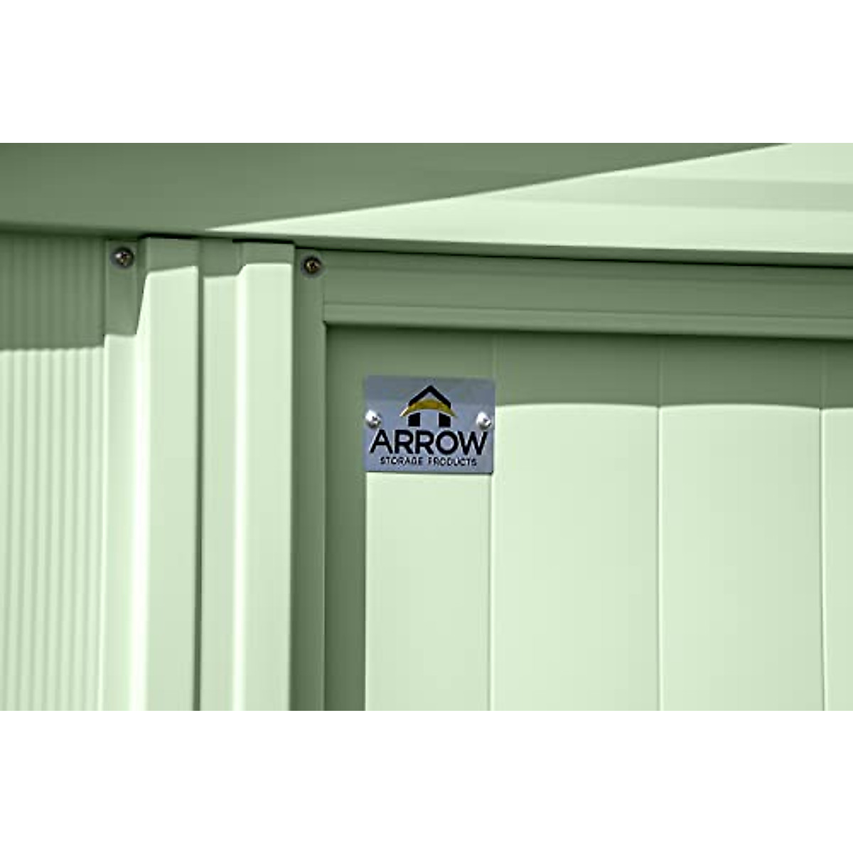 Arrow Classic Steel Storage Shed, 8x6, Sage Green