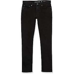 Amazon Essentials Men's Skinny-Fit Stretch Jean, Washed Black, 40W x 34L