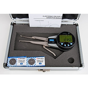 Fowler 54-554-622 Internal Electronic Caliper Gage, 0.200-1" Measuring Range, 0.005" Resolution, 0.0008" Accuracy
