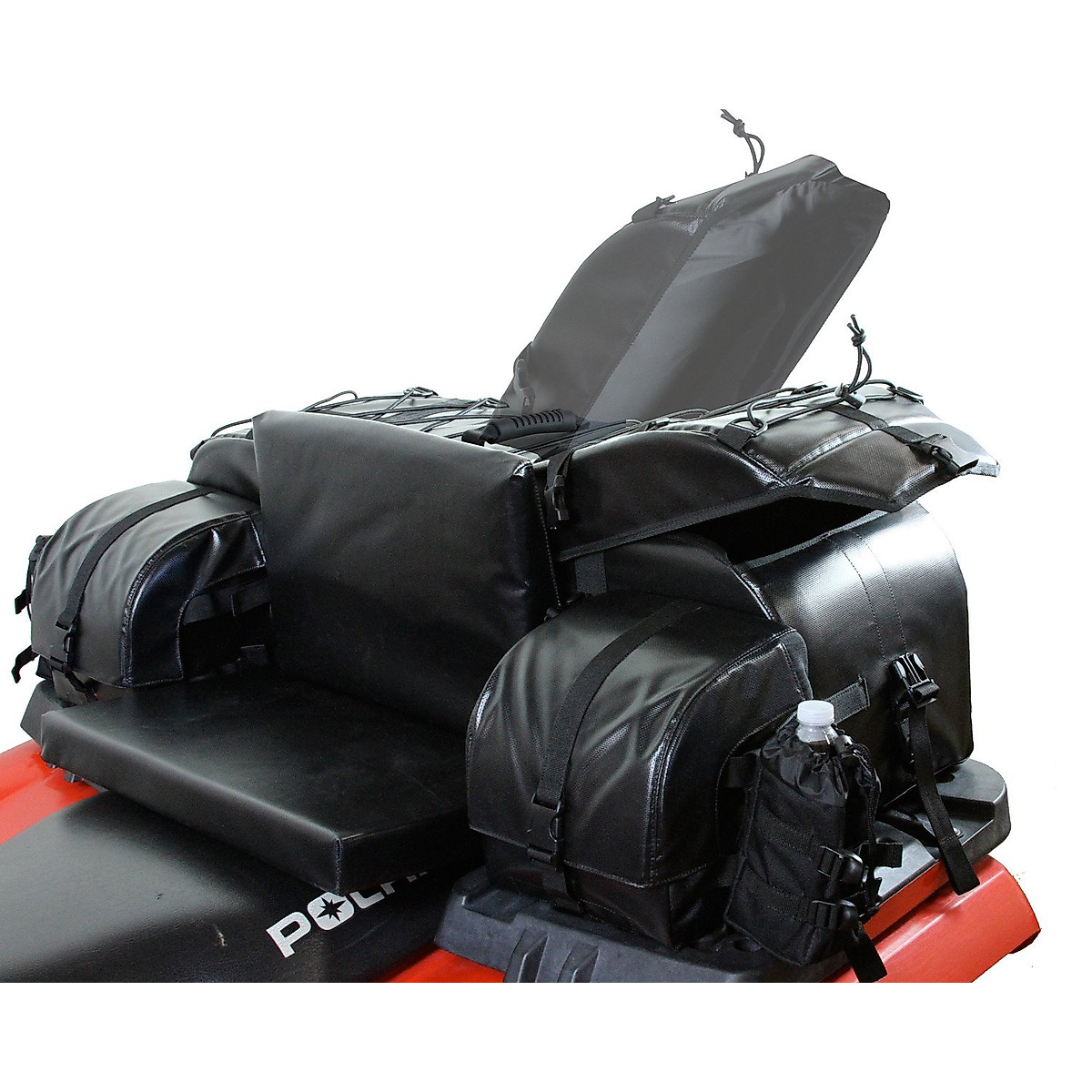 ATV TEK Arch Series Oversized Rear Rack Utility Pack, Padded ATV Cargo Bag - Black