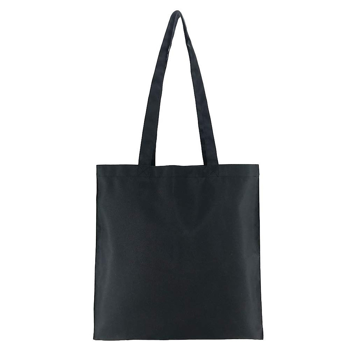 HOLYLUCK Reusable Grocery Bags,Heavy Duty Foldable Shopping Tote Bag (5 T black)