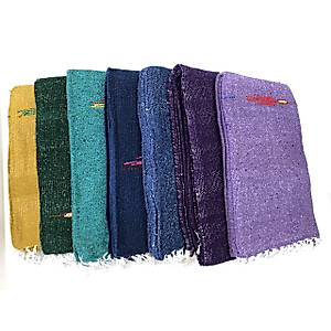 6 Thunderbird Meditation Blanket Wholesale Resale Mexico Throw Yoga Mat Accessory Mexican Weaving Lot000008