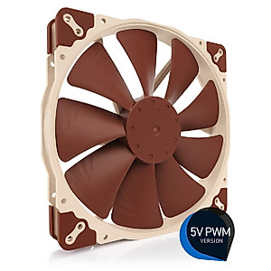 Noctua NF-A20 5V PWM, Premium Quiet Fan with USB Power Adaptor Cable, 4-Pin, 5V Version (200x30mm, Brown)