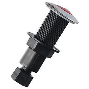 iuniq Bath Switch Tub 25mm Long Term Use ABS Garbage Processor Bright Chrome Plating Black Air Pressure Pressure Switch