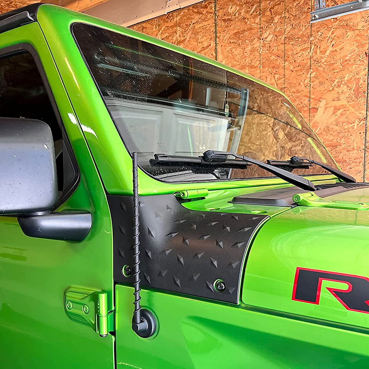 VOFONO 13 Inch Antenna for Jeep Wrangler Gladiator 2007-2024, Short Antenna Upgrade for Jeep JL JK Radio Antenna Rubicon Sahara Unlimited Sport Willys 4xe Mojave High Altitude Jeep Accessories