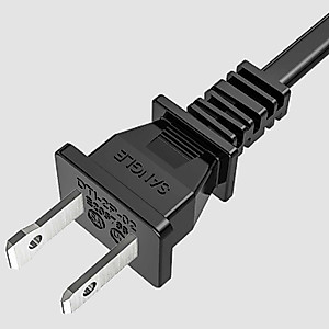 Sewing Machine Power Cord, 6FT AC Power Cable Compatible with Brother, Singer, Bernina, White, Baby-Lock, Viking and Pfaff Sewing Machine