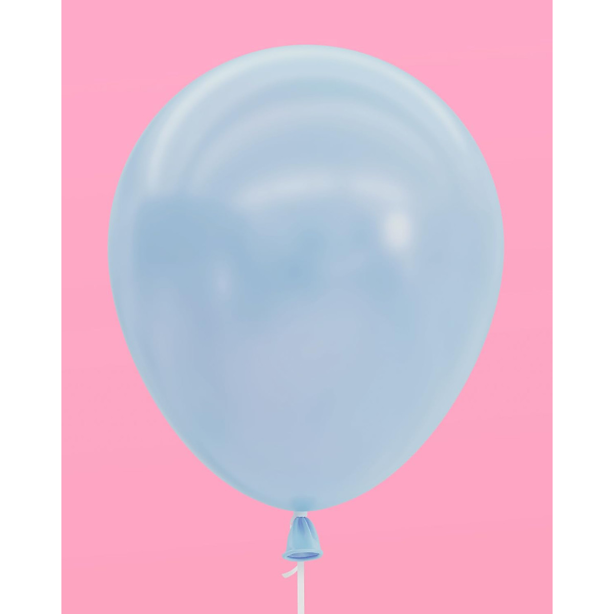 xo, Fetti Blue, Pearl White, Clear, Silver, Latex Balloons - 25 pk, 12" | Cloud Nine Bachelorette Party Decorations, Birthday Party Supplies, Bridal Shower, Boy Baby Shower, Winter Holiday