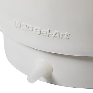 SP Bel-Art Polyethylene Buchner Table-Top Funnel with Perforated Removable Plate; 10.25 in. I.D, 8 in. Height (H14627-1260), White