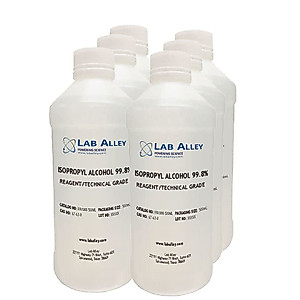 Isopropyl Alcohol 99.8% Lab Grade, 4 x 4 Liters Case