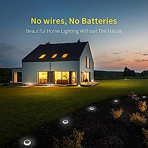 Nekepy Colorful Solar Garden Light - Waterproof Auto On/Off Outdoor Lawn LED Lights - Ideal Lighting for Your Garden, Landscape, Patio, Pool, Yard