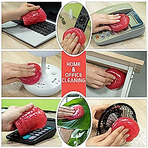 TICARVE Car Cleaning Gel Detailing Putty Car Putty Auto Detailing Tools Car Interior Cleaner Cleaning Slime Car Assecories Keyboard Cleaner Rose/NT WT: 5.6 oz (160 gr)