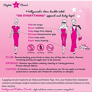 Hollywood Fashion Secrets Fashion Tape Tin, 4 Pack x 36 ct tin