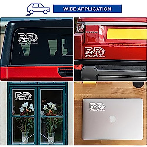 Aolamegs 3pcs Fuck Around and Find out Funny Car Stickers - FAFO Fuck Around Find out Warning Vinyl Sticker for Laptop/Car/Truck/Window/Bumper, Protected by F Around and Find out Offensive Transfer Decals