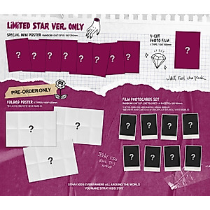 樂-STAR Stray Kids Album [Limited Star Ver.]+Pre Order Benefits+BolsVos K-POP Inspired Digital Planner, Digital Sticker Pack