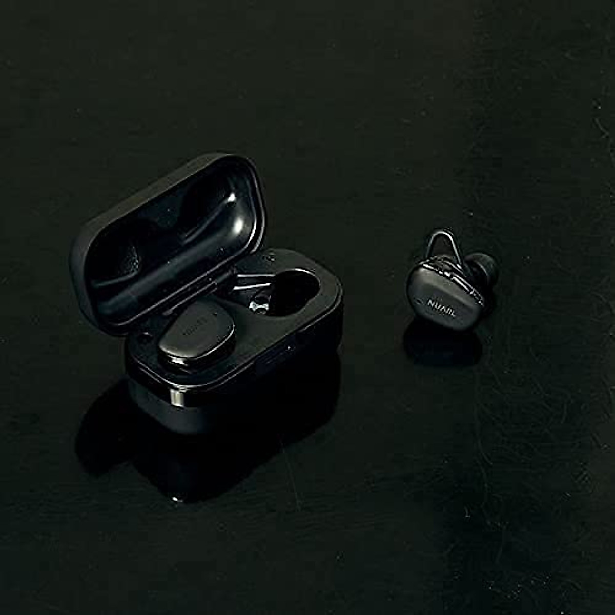 NUARL N6 Pro2 TWS True Wireless Stereo Earphones Earbuds Bluetooth5.2 Gaming Mode Lowdelay Mode 10hr Playback aptX Adaptive aptX AAC SBC HDSS IPX4 multipoint N6PRO2-TB(Triple Black)