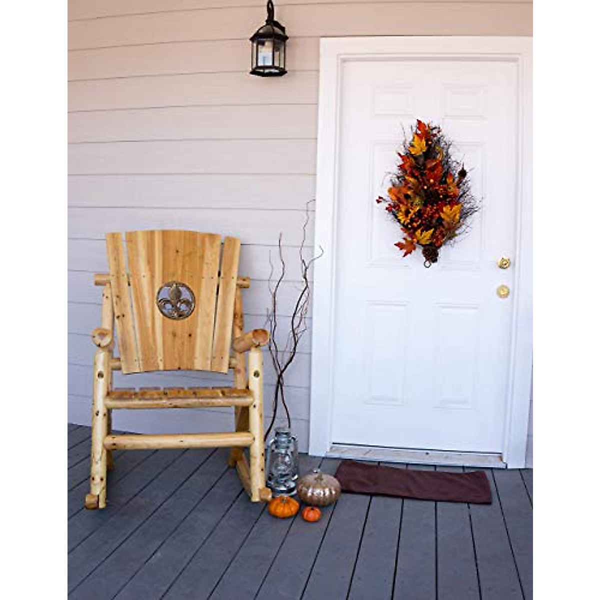 Leigh Country TX 95102 Aspen Fleur-De-Lis Rocker