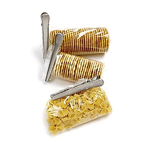 Norpro Stainless Steel Jaw Clips, Set of 3, 3 Piece, Silver