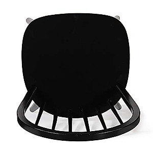 Christopher Knight Home Declan Farmhouse Cottage High Back Spindled Rubberwood Dining Chairs, 2-Pcs Set, Black