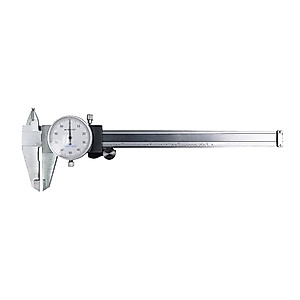 HFS (R) 0-6“ Stainless Steel 4 Way Dial Caliper .001" Shock Proof