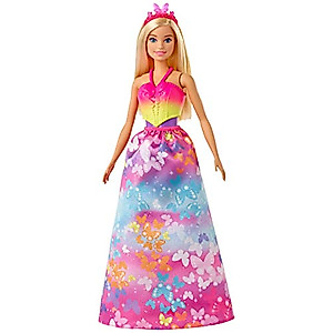 Barbie Dreamtopia Dress Up Doll Gift Set, 12.5-inch, Blonde with Princess, Fairy and Mermaid Costumes, Gift for 3 to 7 Year Olds