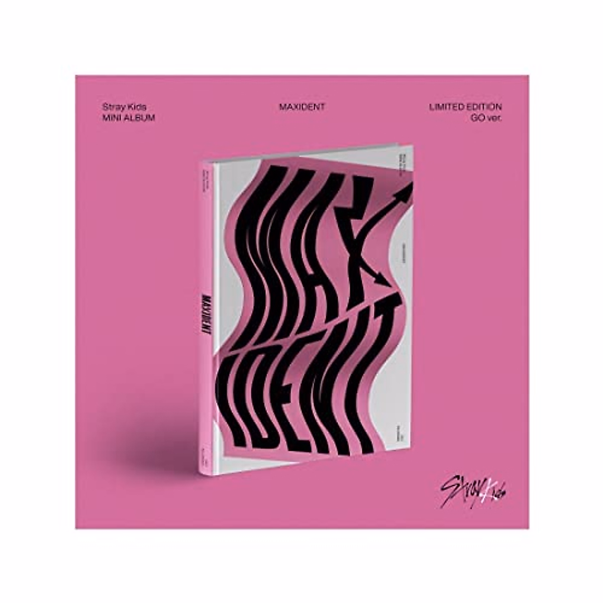 JYP Entertainment Stray Kids - MAXIDENT [GO ver.(Limited Edition)] Album+Pre-Order Benefit (DK1022),Pink