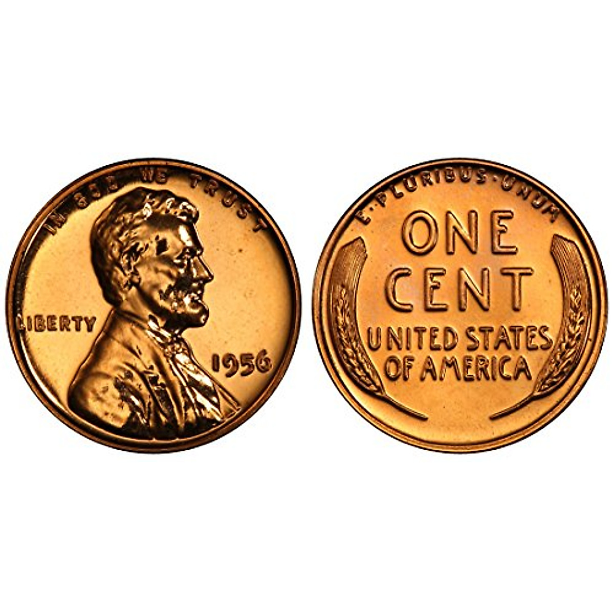 1956 Gem Proof Lincoln Memorial Cent Penny Proof US Mint