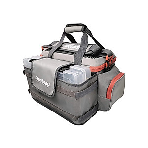 Evolution Outdoors FL30006: 5007 Pro-Angler Zerust Tackle Bag (Grey/Red) - Includes 3 Trays