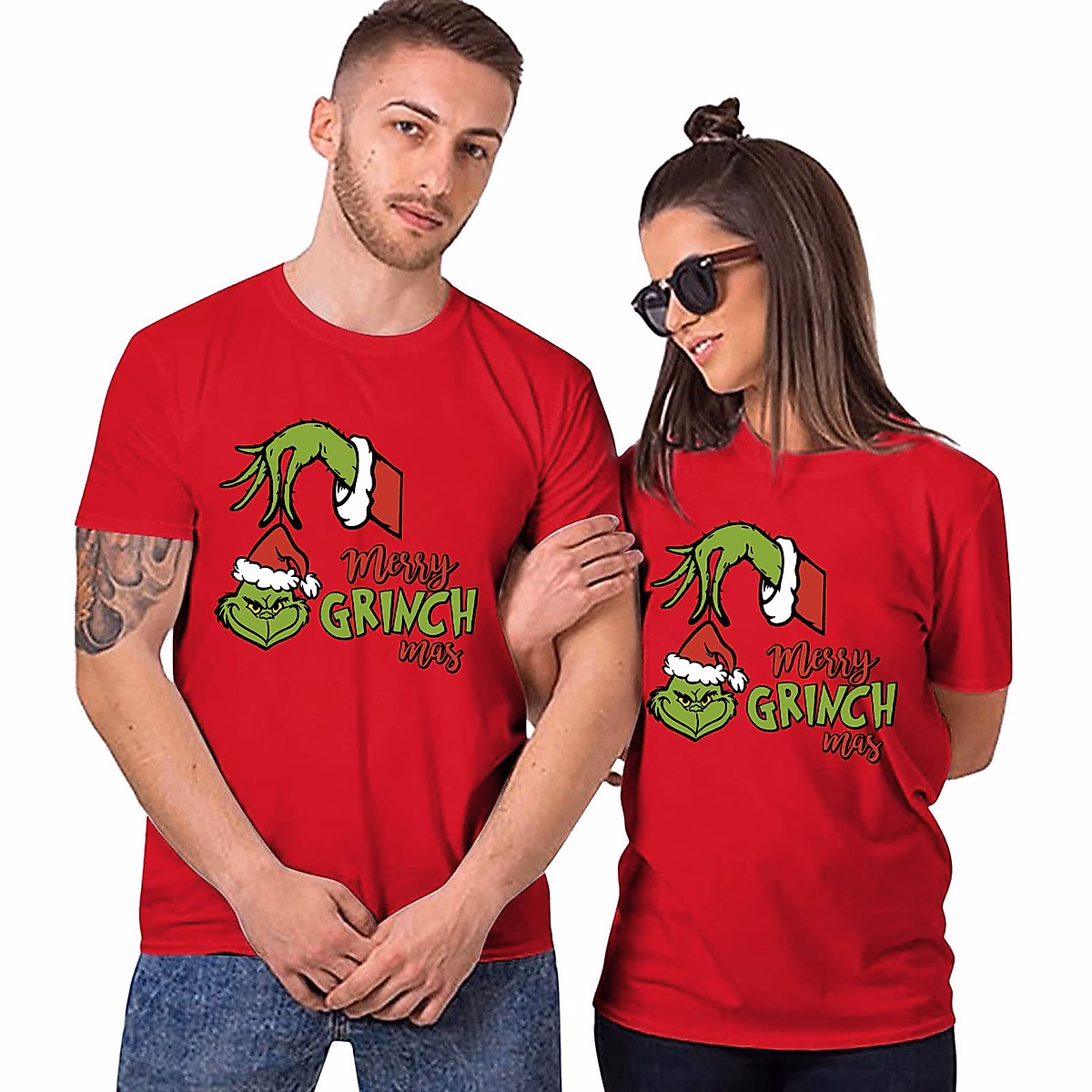 3Pcs Christmas Iron on Transfer Christmas Vinyl Iron on Patches Winter Xmas Heat Transfer Sticker for T Shirt Pillow Covers Jackets Backpacks Bags Xmas DIY Craft Supplies