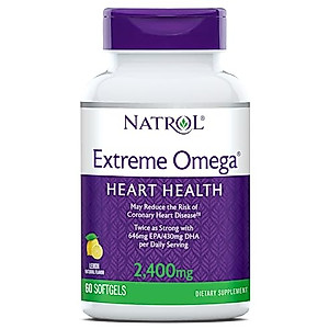 Natrol Extreme Omega - 1200 mg - 60 Softgels